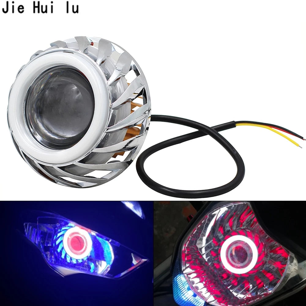FARO LED OJO DE DIABLO C/CORTADORA MULTICOLOR — Repuestos E&M